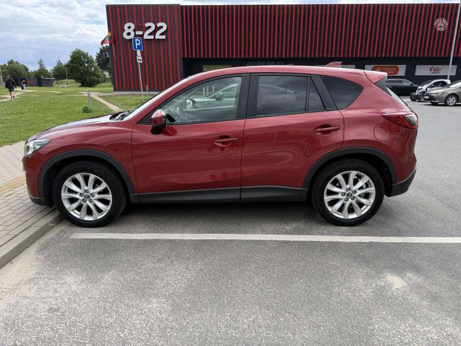 Sarkans Mazda CX-5 2012 Viļņa, ar dzinēja tilpumu 2.19 L un nobraukumu 226 tūkst. km par 6000 €, foto 5 vietnē AUTOMOTO.COM.LV