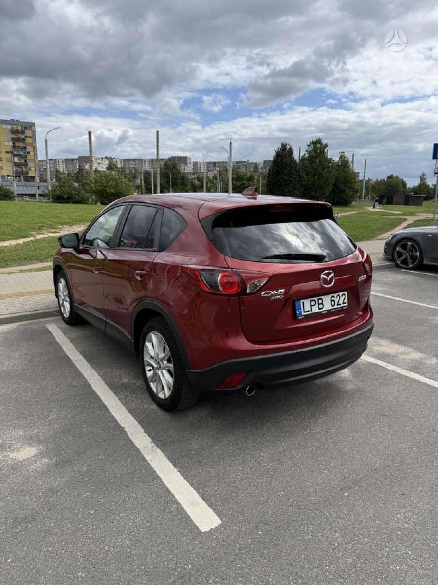 Sarkans Mazda CX-5 2012 Viļņa, ar dzinēja tilpumu 2.19 L un nobraukumu 226 tūkst. km par 6000 €, foto 6 vietnē AUTOMOTO.COM.LV