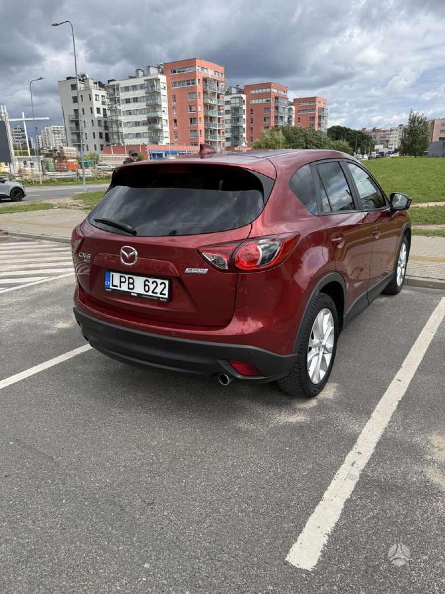 Sarkans Mazda CX-5 2012 Viļņa, ar dzinēja tilpumu 2.19 L un nobraukumu 226 tūkst. km par 6000 €, foto 8 vietnē AUTOMOTO.COM.LV