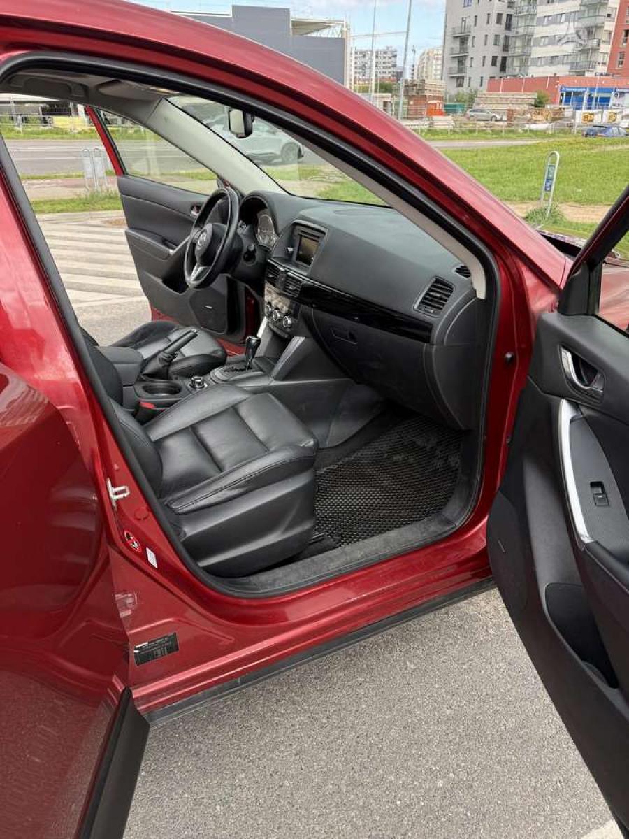 Sarkans Mazda CX-5 2012 Viļņa, ar dzinēja tilpumu 2.19 L un nobraukumu 226 tūkst. km par 6000 €, foto 15 vietnē AUTOMOTO.COM.LV