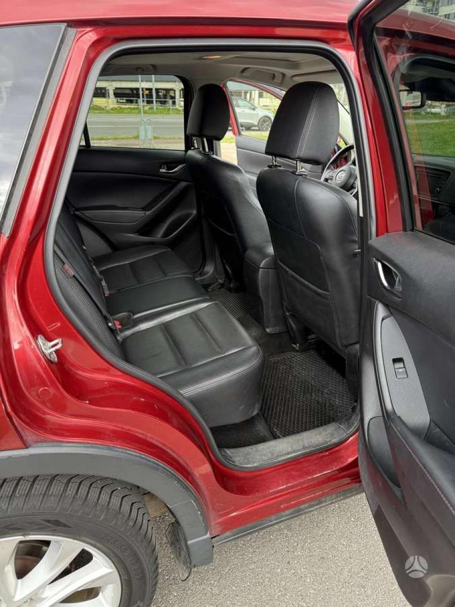 Sarkans Mazda CX-5 2012 Viļņa, ar dzinēja tilpumu 2.19 L un nobraukumu 226 tūkst. km par 6000 €, foto 16 vietnē AUTOMOTO.COM.LV