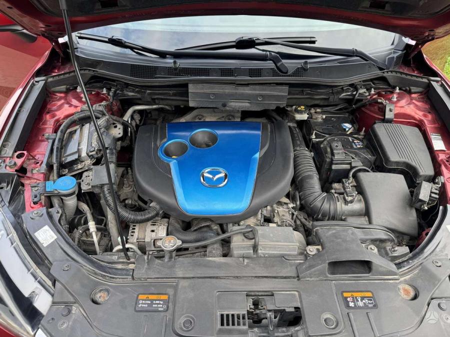 Red Mazda CX-5 2012 in Vilnius, with an engine capacity of 2.19 L and mileage of 185 thousand km for 8300 €, photo 23 on AUTOMOTO.COM.LV