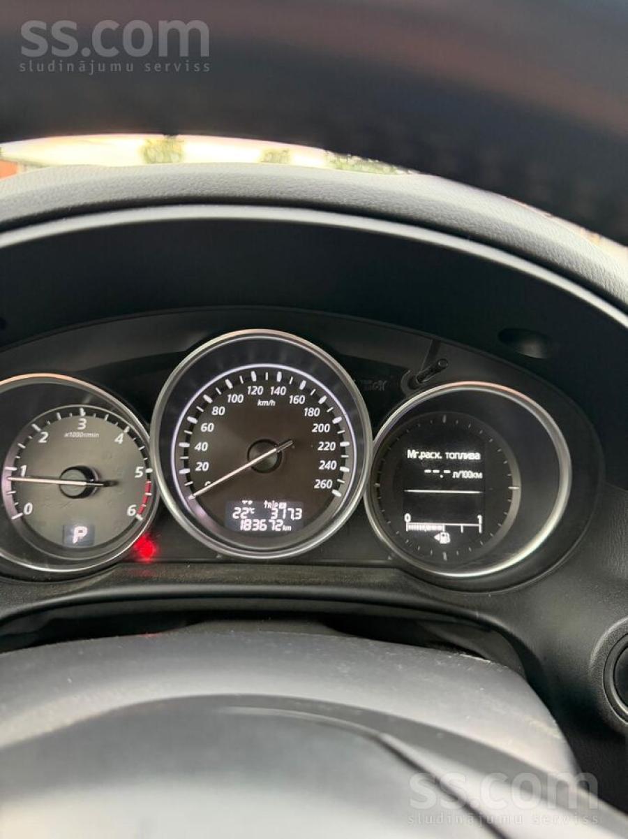 Red Mazda CX-5 2012 in Bauska, with an engine capacity of 2.20 L and mileage of 184 thousand km for 6500 €, photo 6 on AUTOMOTO.COM.LV
