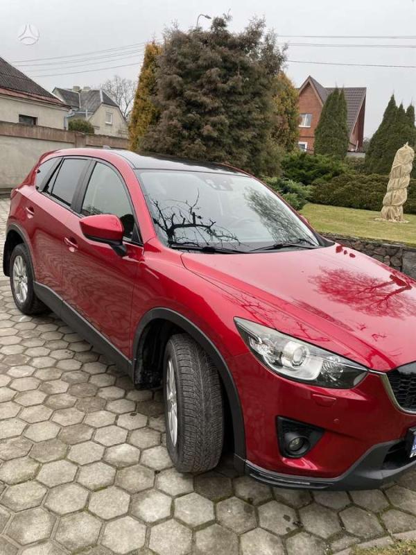 Sarkans Mazda CX-5 2013 Viļņa, ar dzinēja tilpumu 2.18 L un nobraukumu 191 tūkst. km par 7700 €, foto 3 vietnē AUTOMOTO.COM.LV