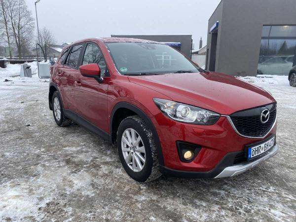 Sarkans Mazda CX-5 2013 Tauragė, ar dzinēja tilpumu 2.19 L un nobraukumu 189 tūkst. km par 6800 €, foto 3 vietnē AUTOMOTO.COM.LV