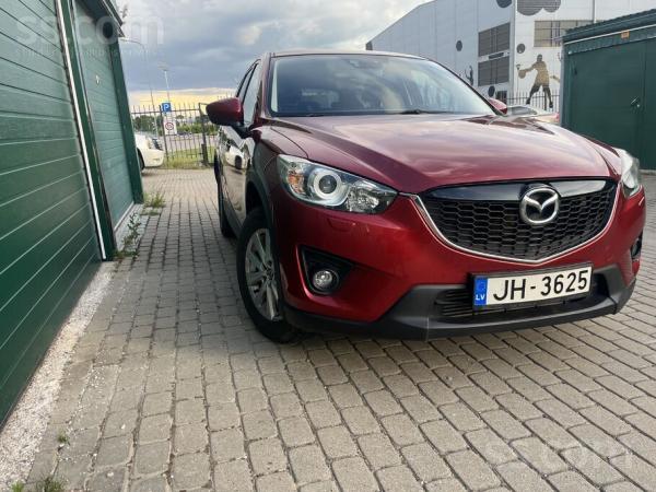 Красный Мазда СХ-5 2013 в Рига, объемом двигателя 2.20 л и пробегом 162 тыс. км за 5500 €, фото 2 на AUTOMOTO.COM.LV