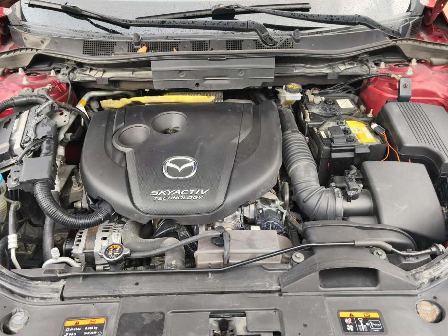 Red Mazda CX-5 2013 in Prienai, with an engine capacity of 2.19 L and mileage of 220 thousand km for 2400 €, photo 14 on AUTOMOTO.COM.LV