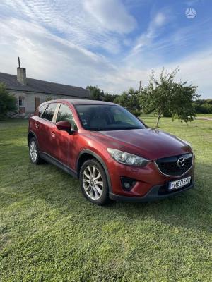 Sarkans Mazda CX-5 2013 Kauņa, ar dzinēja tilpumu 2.19 L un nobraukumu 327 tūkst. km par 4500 €, foto  vietnē AUTOMOTO.COM.LV