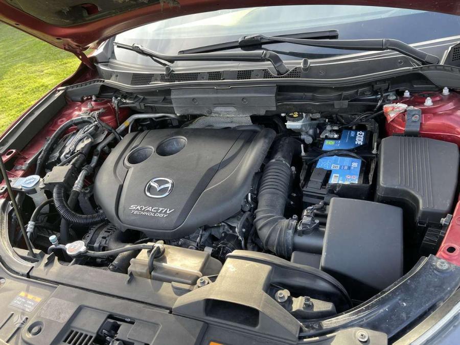 Sarkans Mazda CX-5 2013 Kauņa, ar dzinēja tilpumu 2.19 L un nobraukumu 327 tūkst. km par 4500 €, foto 7 vietnē AUTOMOTO.COM.LV