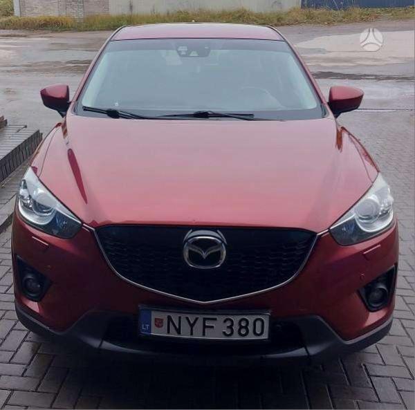 Sarkans Mazda CX-5 2013 Telšiai, ar dzinēja tilpumu 2.20 L un nobraukumu 262 tūkst. km par 6300 €, foto 1 vietnē AUTOMOTO.COM.LV