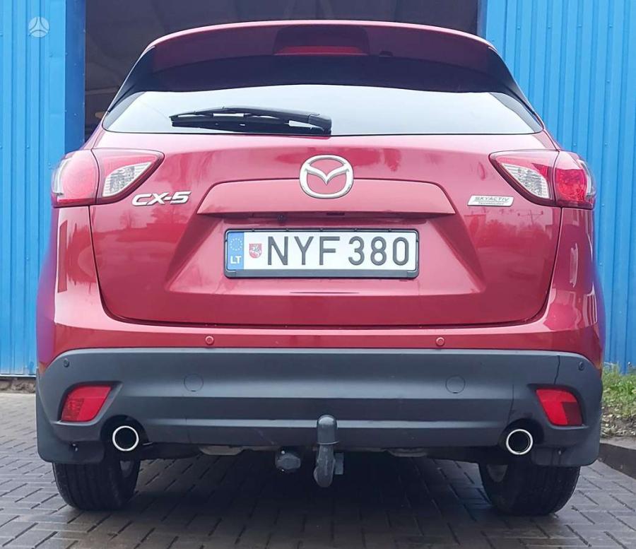 Red Mazda CX-5 2013 in Telschi, with an engine capacity of 2.20 L and mileage of 262 thousand km for 6300 €, photo 12 on AUTOMOTO.COM.LV