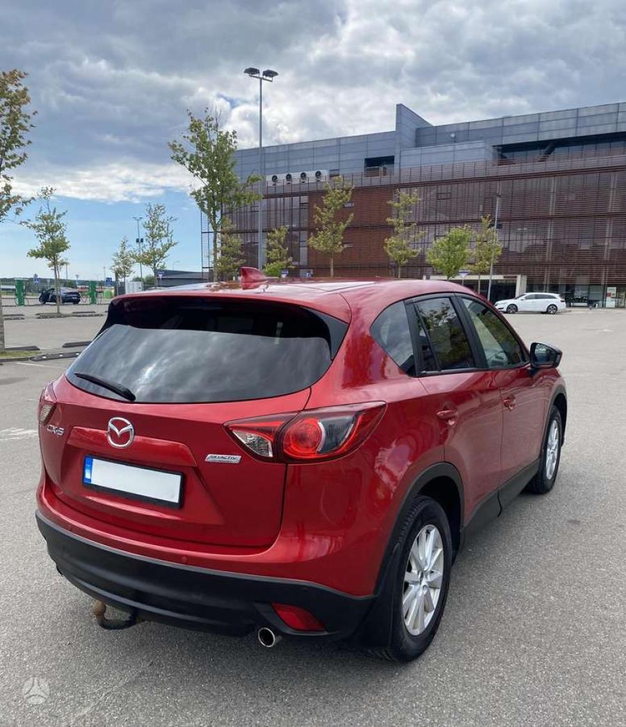 Sarkans Mazda CX-5 2014 Klaipėda, ar dzinēja tilpumu 2.19 L un nobraukumu 279 tūkst. km par 5600 €, foto 5 vietnē AUTOMOTO.COM.LV