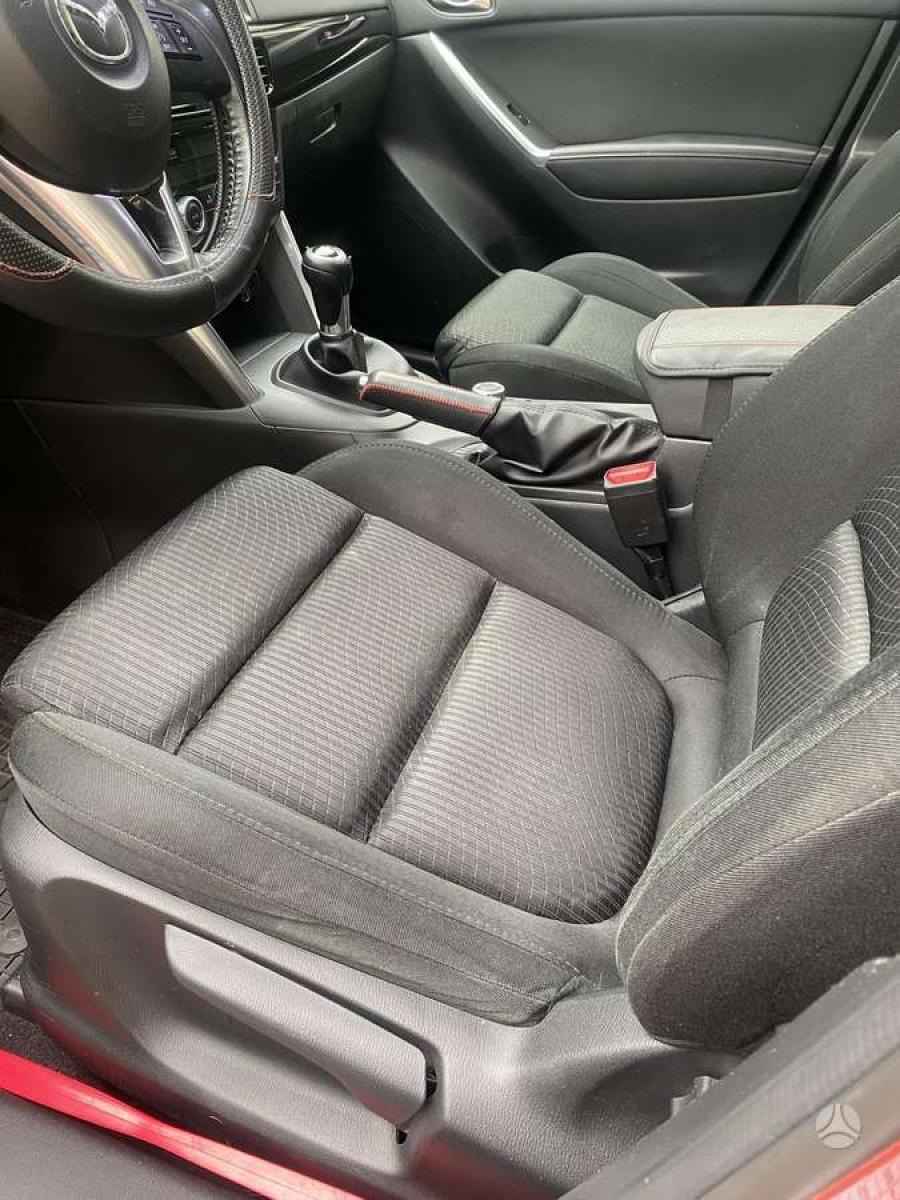 Sarkans Mazda CX-5 2014 Klaipėda, ar dzinēja tilpumu 2.19 L un nobraukumu 279 tūkst. km par 5600 €, foto 14 vietnē AUTOMOTO.COM.LV