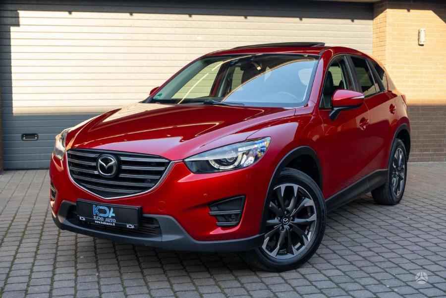 Red Mazda CX-5 2015 in Marijampole, with an engine capacity of 2.19 L and mileage of 222 thousand km for 10350 €, photo 4 on AUTOMOTO.COM.LV