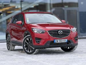 Sarkans Mazda CX-5 2015 Viļņa, ar dzinēja tilpumu 2.19 L un nobraukumu 168 tūkst. km par 10700 €, foto  vietnē AUTOMOTO.COM.LV