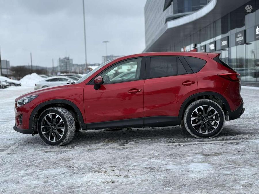 Sarkans Mazda CX-5 2015 Viļņa, ar dzinēja tilpumu 2.19 L un nobraukumu 168 tūkst. km par 10700 €, foto 3 vietnē AUTOMOTO.COM.LV