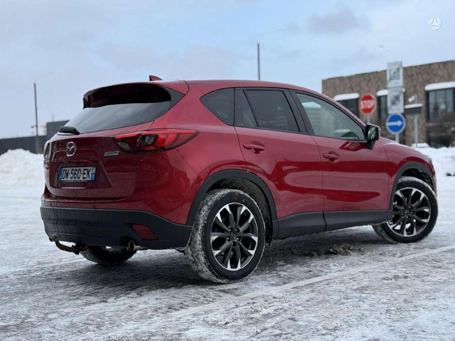 Sarkans Mazda CX-5 2015 Viļņa, ar dzinēja tilpumu 2.19 L un nobraukumu 168 tūkst. km par 10700 €, foto 4 vietnē AUTOMOTO.COM.LV