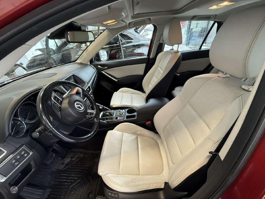 Sarkans Mazda CX-5 2015 Viļņa, ar dzinēja tilpumu 2.19 L un nobraukumu 168 tūkst. km par 10700 €, foto 9 vietnē AUTOMOTO.COM.LV