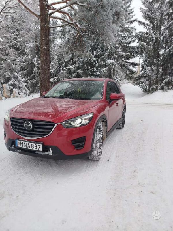 Sarkans Mazda CX-5 2015 Utena, ar dzinēja tilpumu 2.19 L un nobraukumu 179 tūkst. km par 10700 €, foto 3 vietnē AUTOMOTO.COM.LV