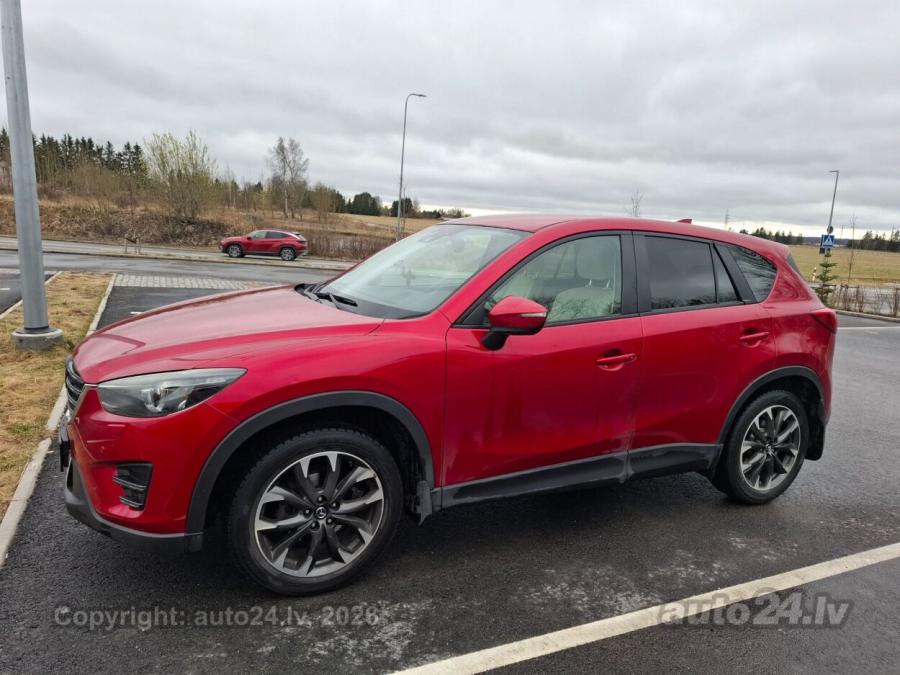Sarkans Mazda CX-5 2015 Tallina, ar dzinēja tilpumu 2.10 L un nobraukumu 95 tūkst. km par 16800 €, foto 1 vietnē AUTOMOTO.COM.LV