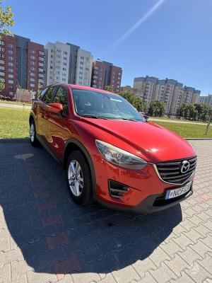 Red Mazda CX-5 2015 in Klaipeda, with an engine capacity of 2.19 L and mileage of 201 thousand km for 9200 €, photo  on AUTOMOTO.COM.LV
