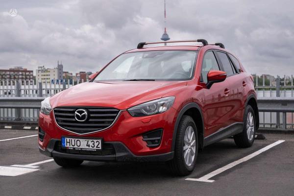 Sarkans Mazda CX-5 2015 Viļņa, ar dzinēja tilpumu 2.19 L un nobraukumu 216 tūkst. km par 8800 €, foto 1 vietnē AUTOMOTO.COM.LV