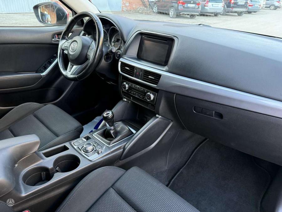 Red Mazda CX-5 2015 in Alytus, with an engine capacity of 2.20 L and mileage of 176 thousand km for 7200 €, photo 16 on AUTOMOTO.COM.LV