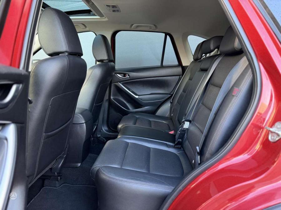 Red Mazda CX-5 2015 in Kaunas, with an engine capacity of 2.19 L and mileage of 188 thousand km for 9190 €, photo 12 on AUTOMOTO.COM.LV