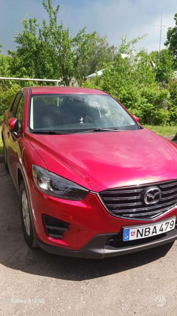 Sarkans Mazda CX-5 2015 Birštonas, ar dzinēja tilpumu 2.20 L un nobraukumu 190 tūkst. km par 9500 €, foto 3 vietnē AUTOMOTO.COM.LV