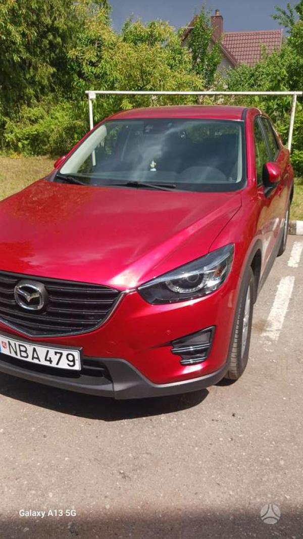 Sarkans Mazda CX-5 2015 Birštonas, ar dzinēja tilpumu 2.20 L un nobraukumu 190 tūkst. km par 9500 €, foto 5 vietnē AUTOMOTO.COM.LV