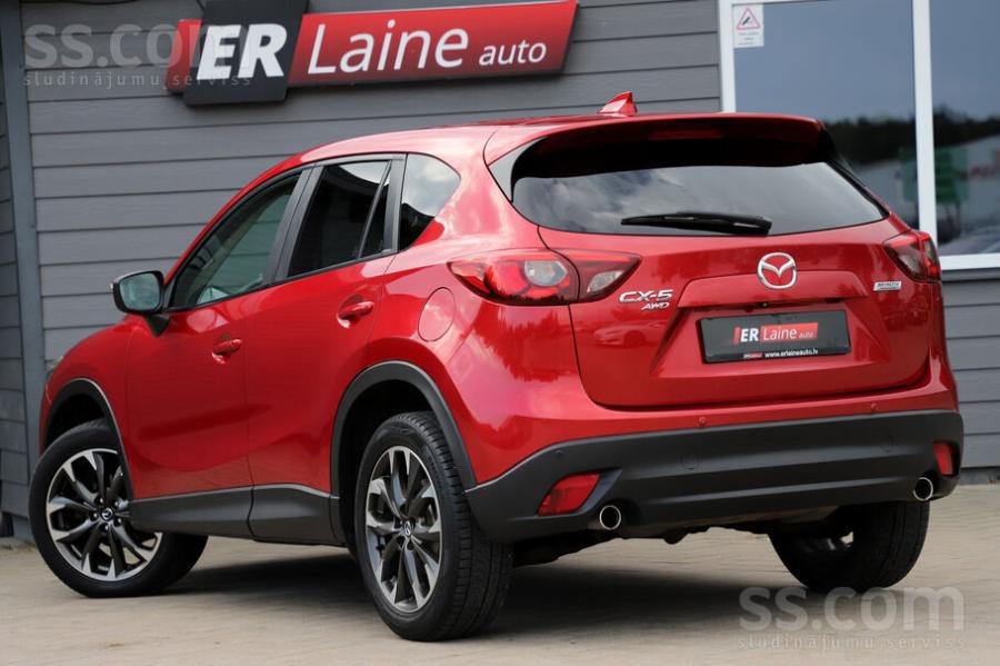 Sarkans Mazda CX-5 2015 Tukums, ar dzinēja tilpumu 2.20 L un nobraukumu 247 tūkst. km par 7900 €, foto 5 vietnē AUTOMOTO.COM.LV