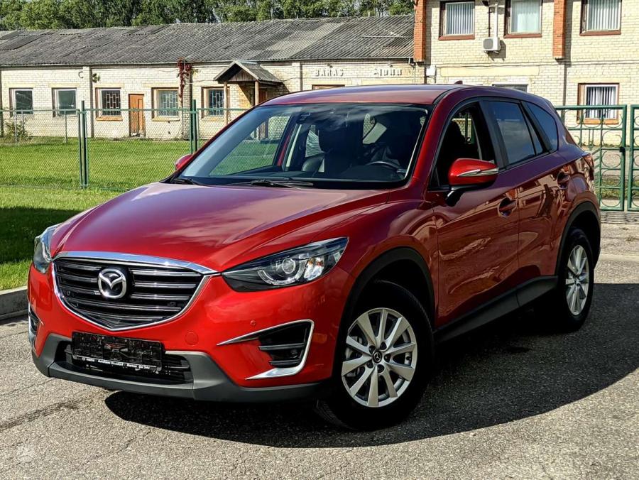 Sarkans Mazda CX-5 2015 Kretinga, ar dzinēja tilpumu 2.19 L un nobraukumu 199 tūkst. km par 8600 €, foto 3 vietnē AUTOMOTO.COM.LV