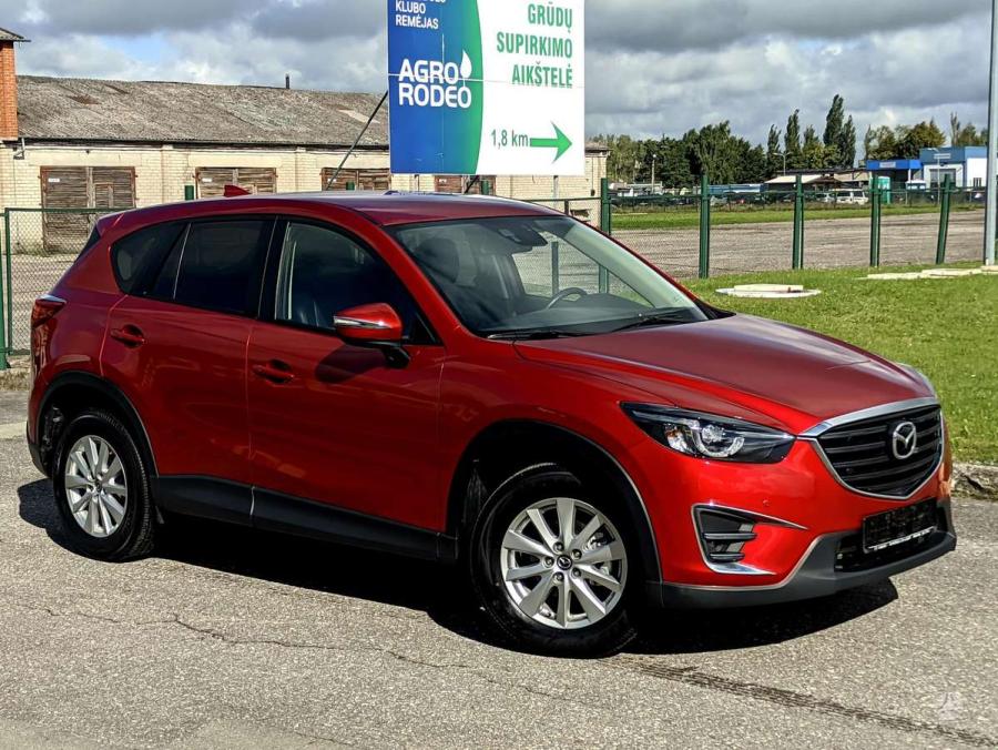 Sarkans Mazda CX-5 2015 Kretinga, ar dzinēja tilpumu 2.19 L un nobraukumu 199 tūkst. km par 8600 €, foto 4 vietnē AUTOMOTO.COM.LV