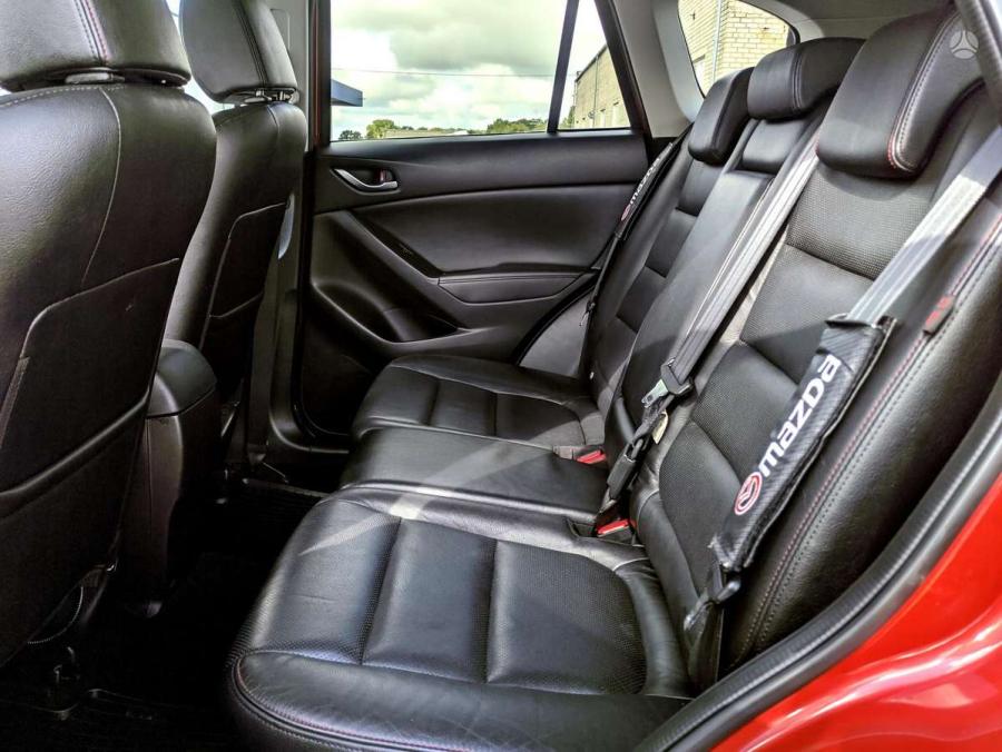 Sarkans Mazda CX-5 2015 Kretinga, ar dzinēja tilpumu 2.19 L un nobraukumu 199 tūkst. km par 8600 €, foto 17 vietnē AUTOMOTO.COM.LV