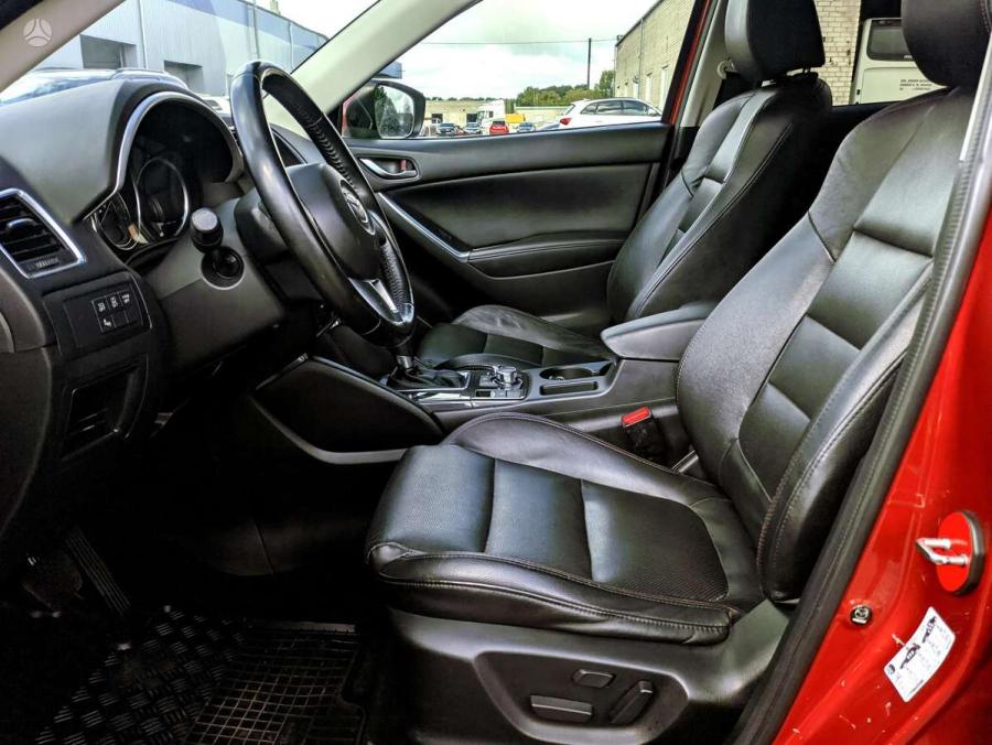 Sarkans Mazda CX-5 2015 Kretinga, ar dzinēja tilpumu 2.19 L un nobraukumu 199 tūkst. km par 8600 €, foto 14 vietnē AUTOMOTO.COM.LV