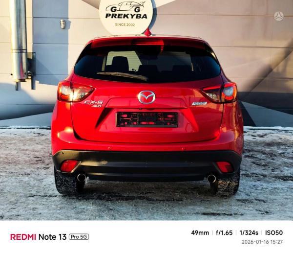 Sarkans Mazda CX-5 2016 Kauņa, ar dzinēja tilpumu 2.20 L un nobraukumu 213 tūkst. km par 9950 €, foto 9 vietnē AUTOMOTO.COM.LV