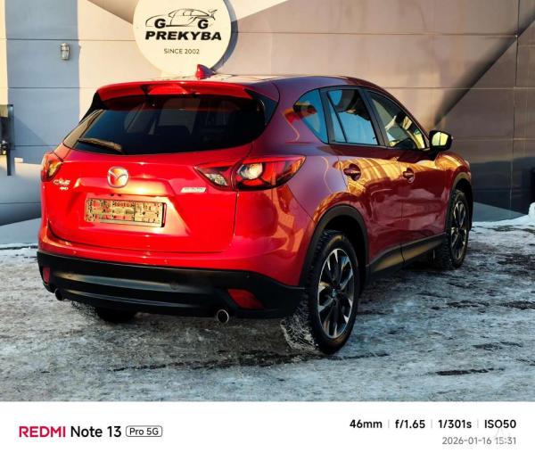 Sarkans Mazda CX-5 2016 Kauņa, ar dzinēja tilpumu 2.20 L un nobraukumu 213 tūkst. km par 9950 €, foto 10 vietnē AUTOMOTO.COM.LV