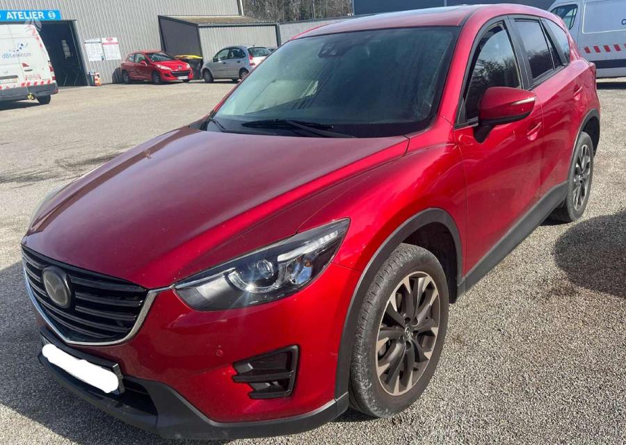 Sarkans Mazda CX-5 2016 Tauragė, ar dzinēja tilpumu 2.19 L un nobraukumu 181 tūkst. km par 5800 €, foto 1 vietnē AUTOMOTO.COM.LV