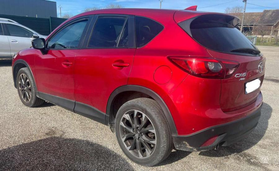 Sarkans Mazda CX-5 2016 Tauragė, ar dzinēja tilpumu 2.19 L un nobraukumu 181 tūkst. km par 5800 €, foto 2 vietnē AUTOMOTO.COM.LV