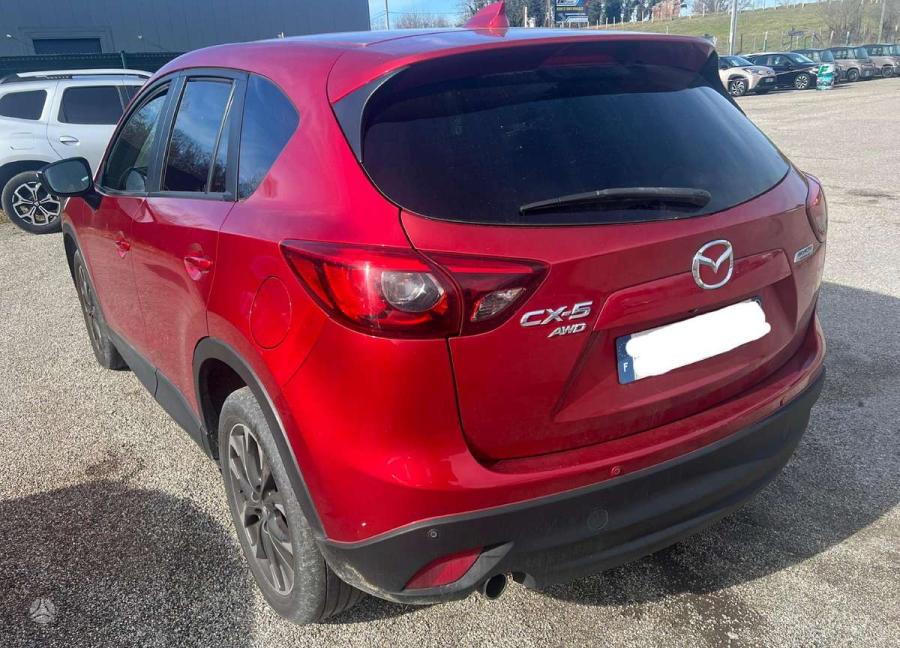 Sarkans Mazda CX-5 2016 Tauragė, ar dzinēja tilpumu 2.19 L un nobraukumu 181 tūkst. km par 5800 €, foto 6 vietnē AUTOMOTO.COM.LV
