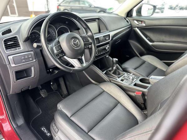 Red Mazda CX-5 2016 in Telschi, with an engine capacity of 2.19 L and mileage of 162 thousand km for 11800 €, photo 10 on AUTOMOTO.COM.LV