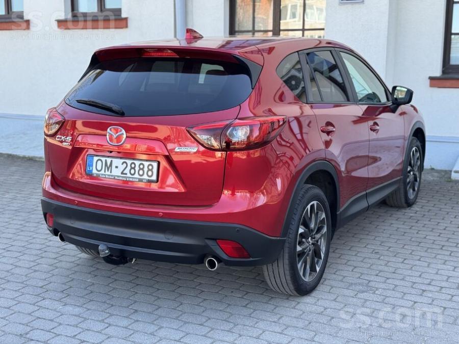 Sarkans Mazda CX-5 2016 Jelgava, ar dzinēja tilpumu 2.20 L un nobraukumu 202 tūkst. km par 10900 €, foto 4 vietnē AUTOMOTO.COM.LV
