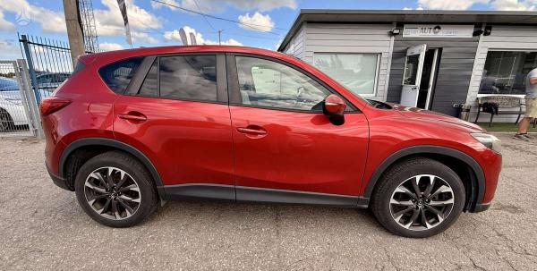 Sarkans Mazda CX-5 2016 Panevēža, ar dzinēja tilpumu 2.19 L un nobraukumu 230 tūkst. km par 7700 €, foto 4 vietnē AUTOMOTO.COM.LV