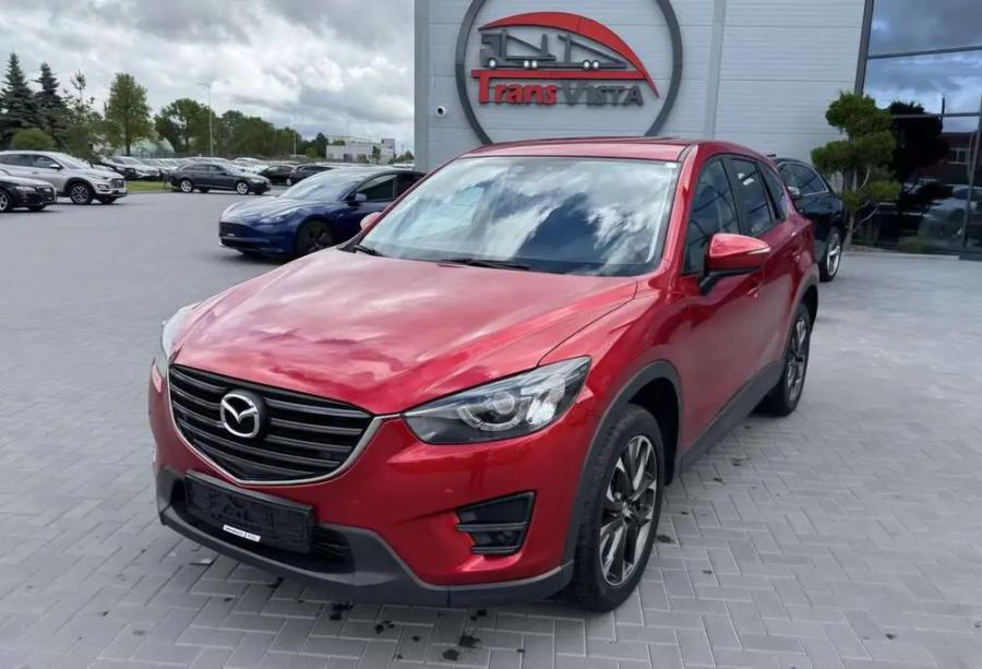 Red Mazda CX-5 2016 in Telschi, with an engine capacity of 2.20 L and mileage of 200 thousand km for 7990 €, photo 1 on AUTOMOTO.COM.LV
