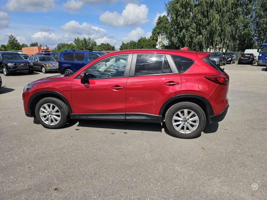 Sarkans Mazda CX-5 2016 Ukmergė, ar dzinēja tilpumu 2.19 L un nobraukumu 200 tūkst. km par 6650 €, foto 4 vietnē AUTOMOTO.COM.LV
