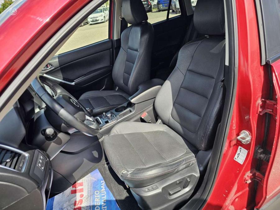 Sarkans Mazda CX-5 2016 Ukmergė, ar dzinēja tilpumu 2.19 L un nobraukumu 200 tūkst. km par 6650 €, foto 5 vietnē AUTOMOTO.COM.LV