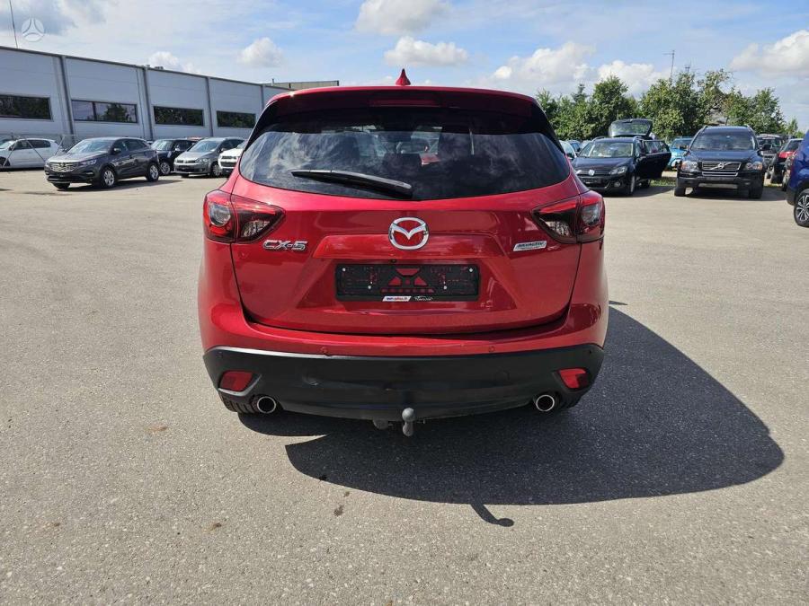 Sarkans Mazda CX-5 2016 Ukmergė, ar dzinēja tilpumu 2.19 L un nobraukumu 200 tūkst. km par 6650 €, foto 15 vietnē AUTOMOTO.COM.LV