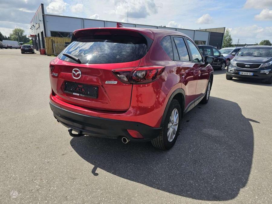 Sarkans Mazda CX-5 2016 Ukmergė, ar dzinēja tilpumu 2.19 L un nobraukumu 200 tūkst. km par 6650 €, foto 17 vietnē AUTOMOTO.COM.LV