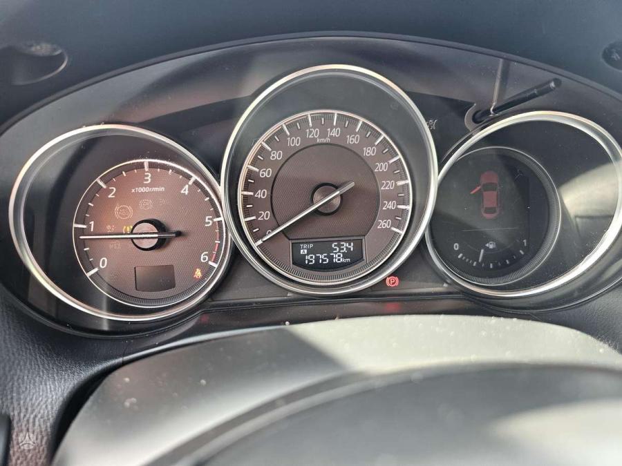 Sarkans Mazda CX-5 2016 Ukmergė, ar dzinēja tilpumu 2.19 L un nobraukumu 200 tūkst. km par 6650 €, foto 22 vietnē AUTOMOTO.COM.LV