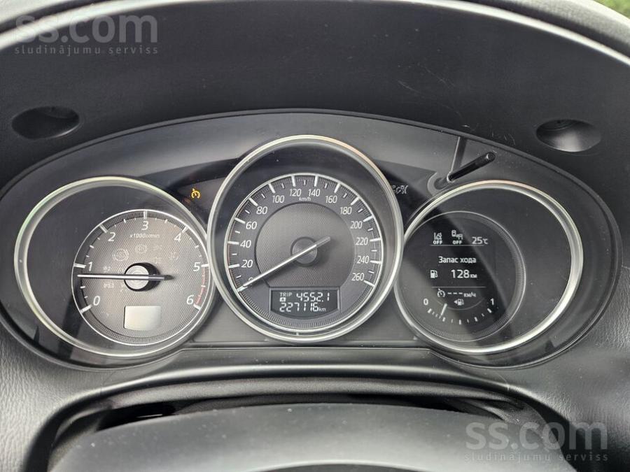 Sarkans Mazda CX-5 2016 Rīga, ar dzinēja tilpumu 2.20 L un nobraukumu 227 tūkst. km par 9250 €, foto 19 vietnē AUTOMOTO.COM.LV